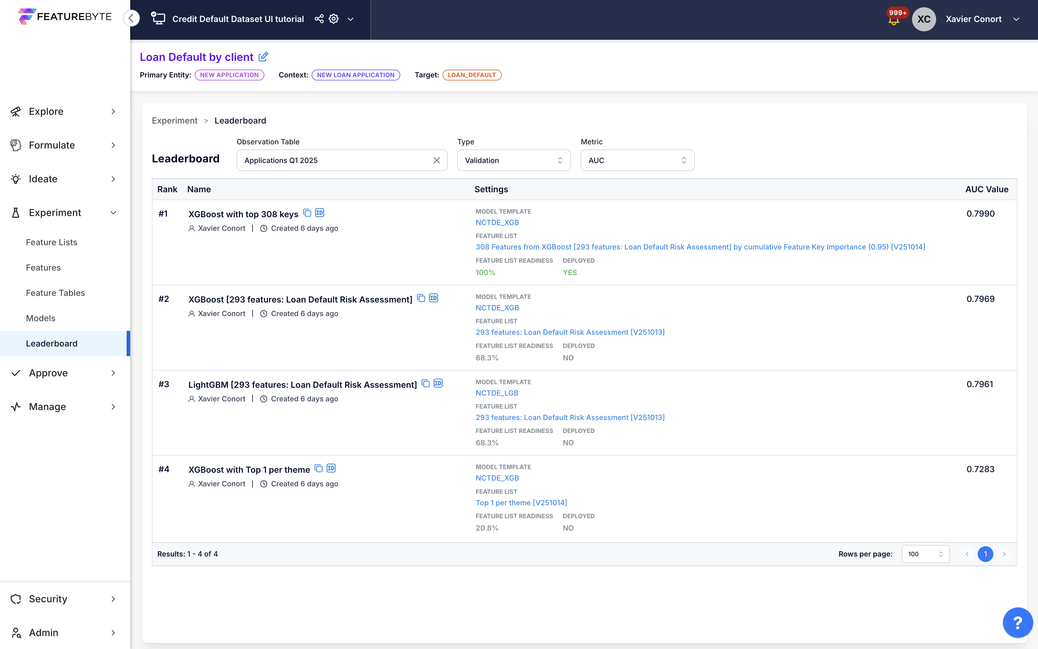 User Interface - FeatureByte User Documentation